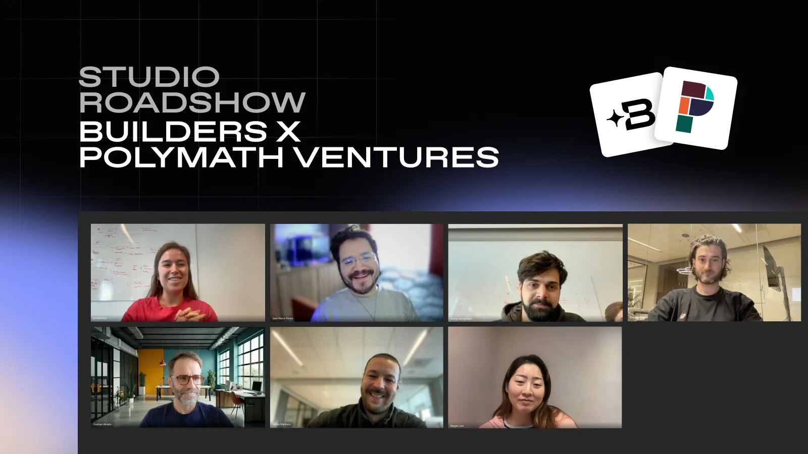 Studio Roadshow: Polymath Ventures x Builders | Blog | Builders Startup ...